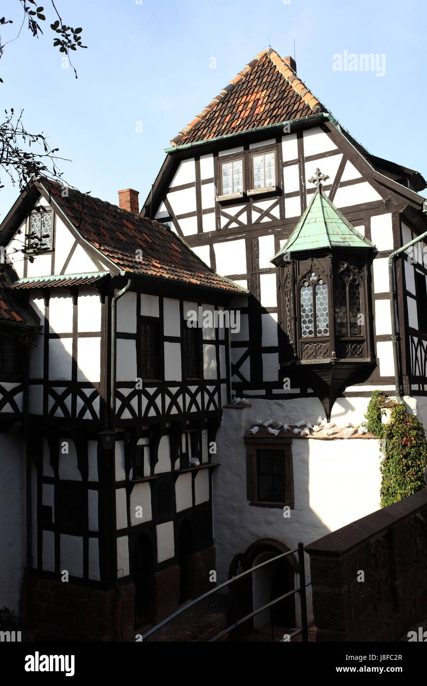german federal republic, germany, chateau, castle, middle ages, tower ...