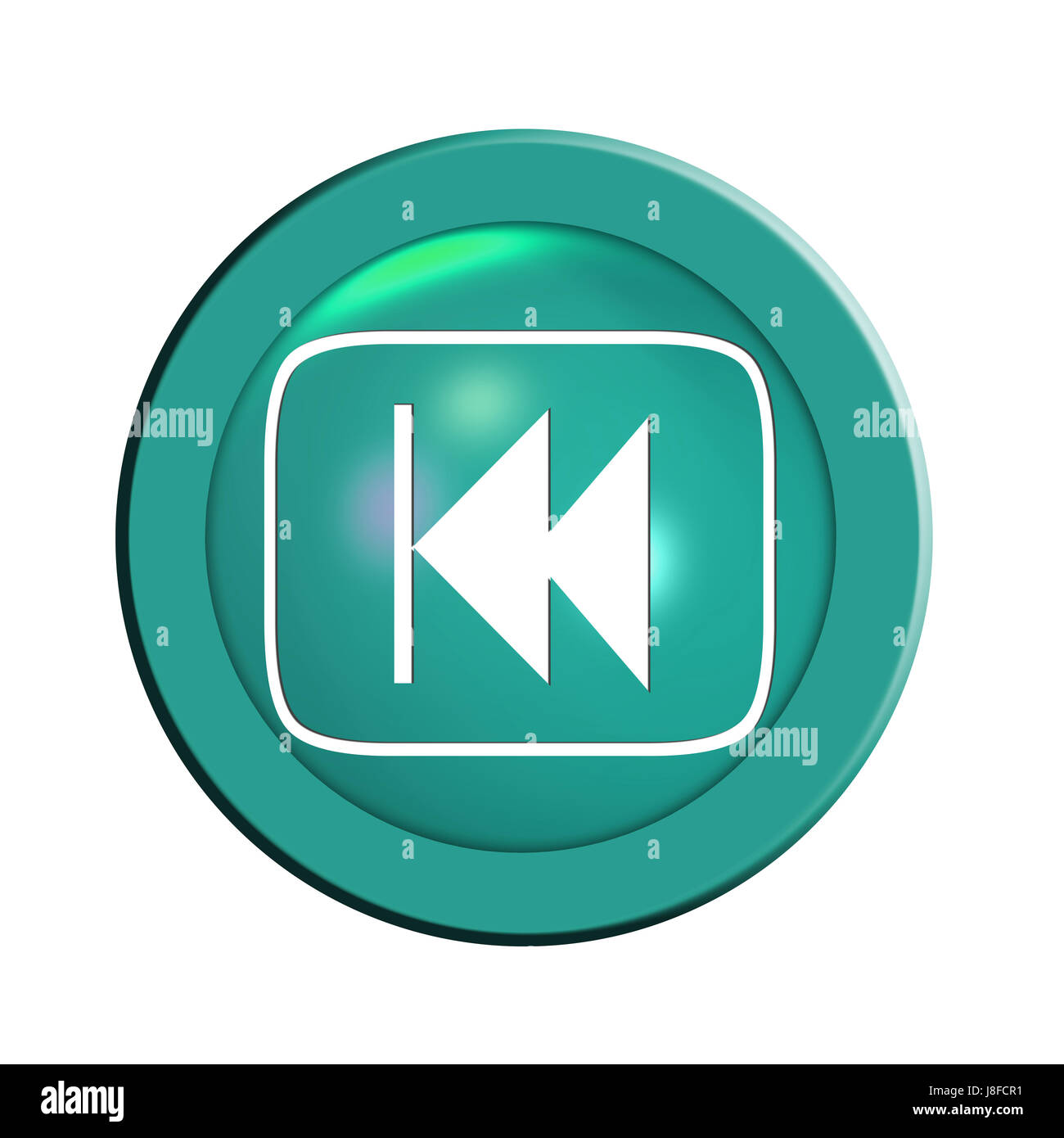 Rewind symbol Cut Out Stock Images & Pictures - Alamy