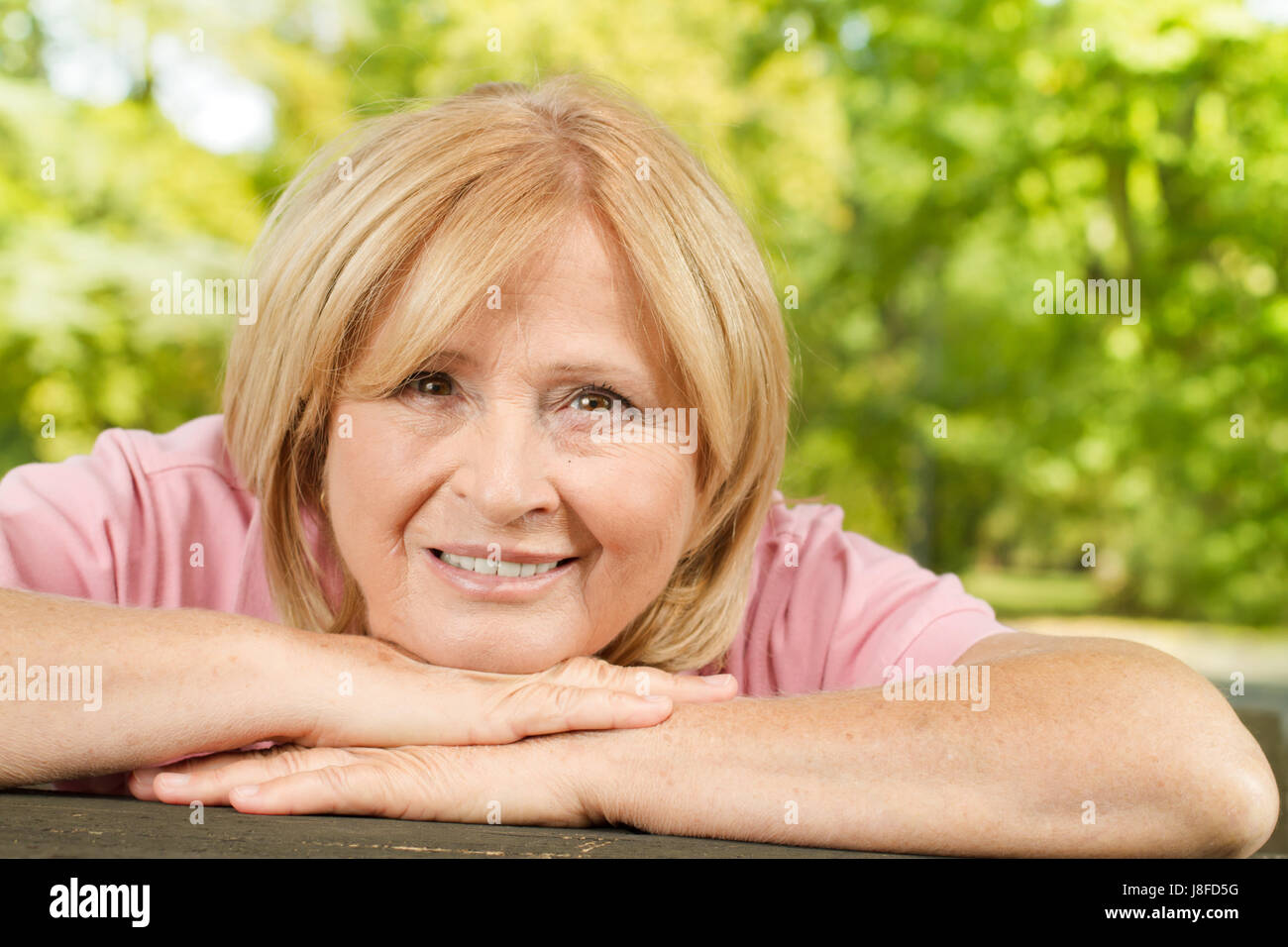 woman, women, lifestyle, portrait, relaxed, retirement, delighted ...