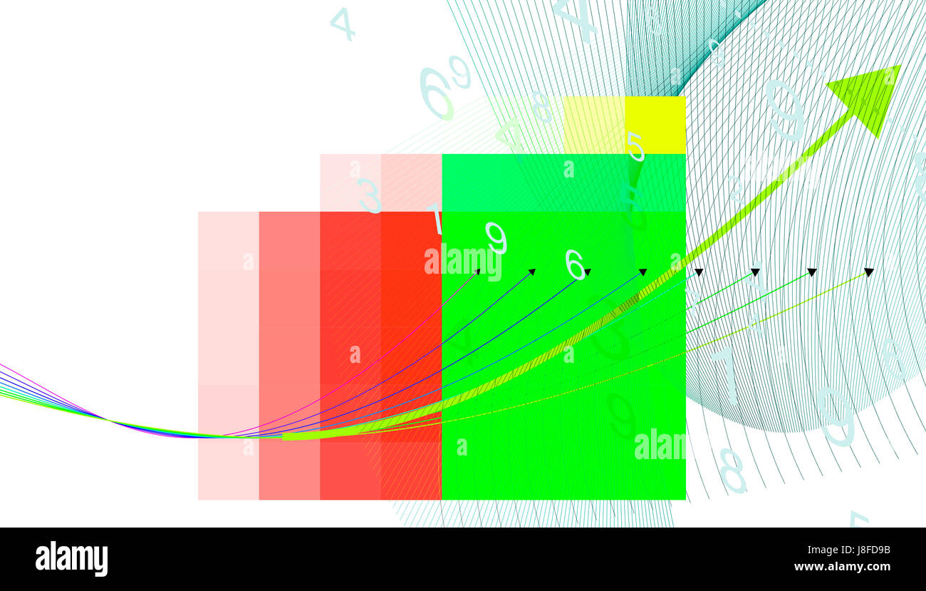 graphic, illustration, bend, curves, economic situation, economy, count ...