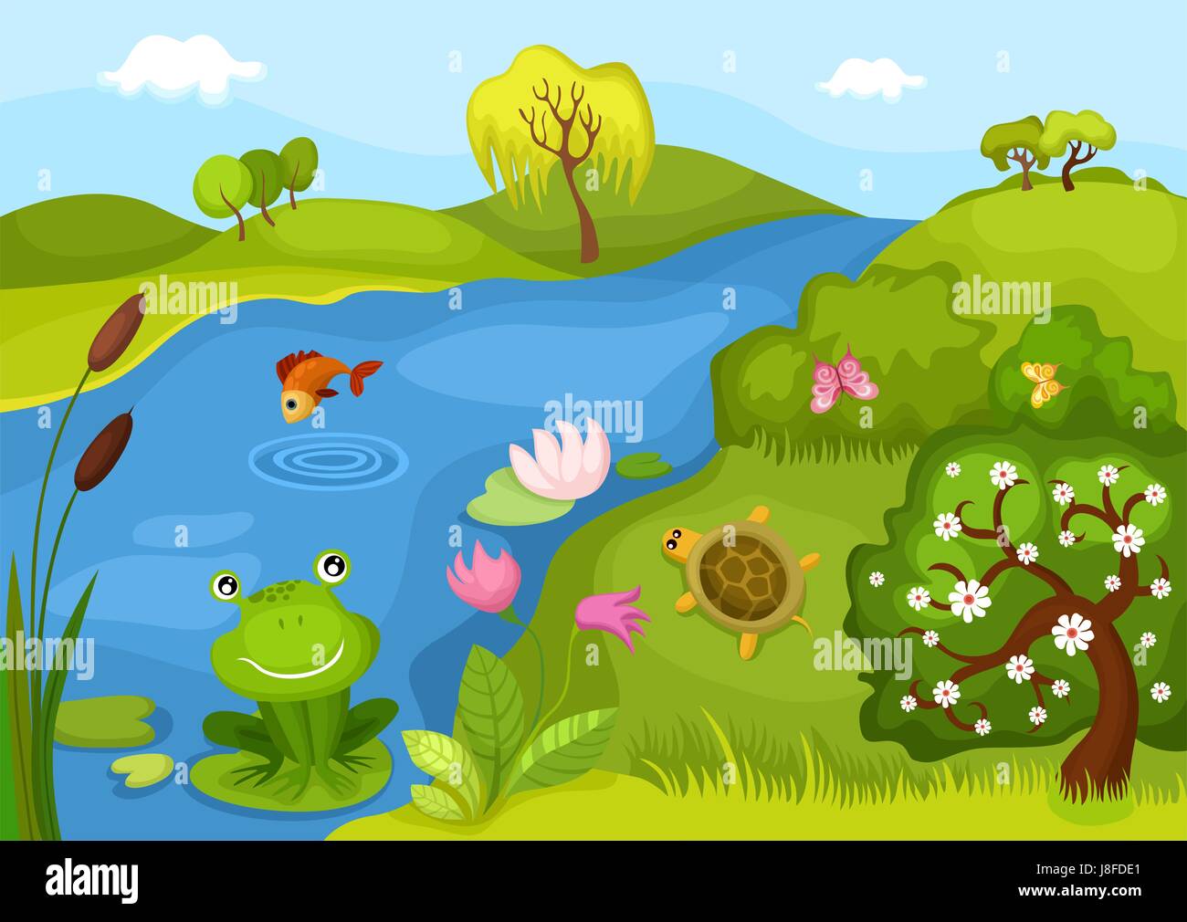 animal, wild, illustration, wildlife, backdrop, background, forest ...