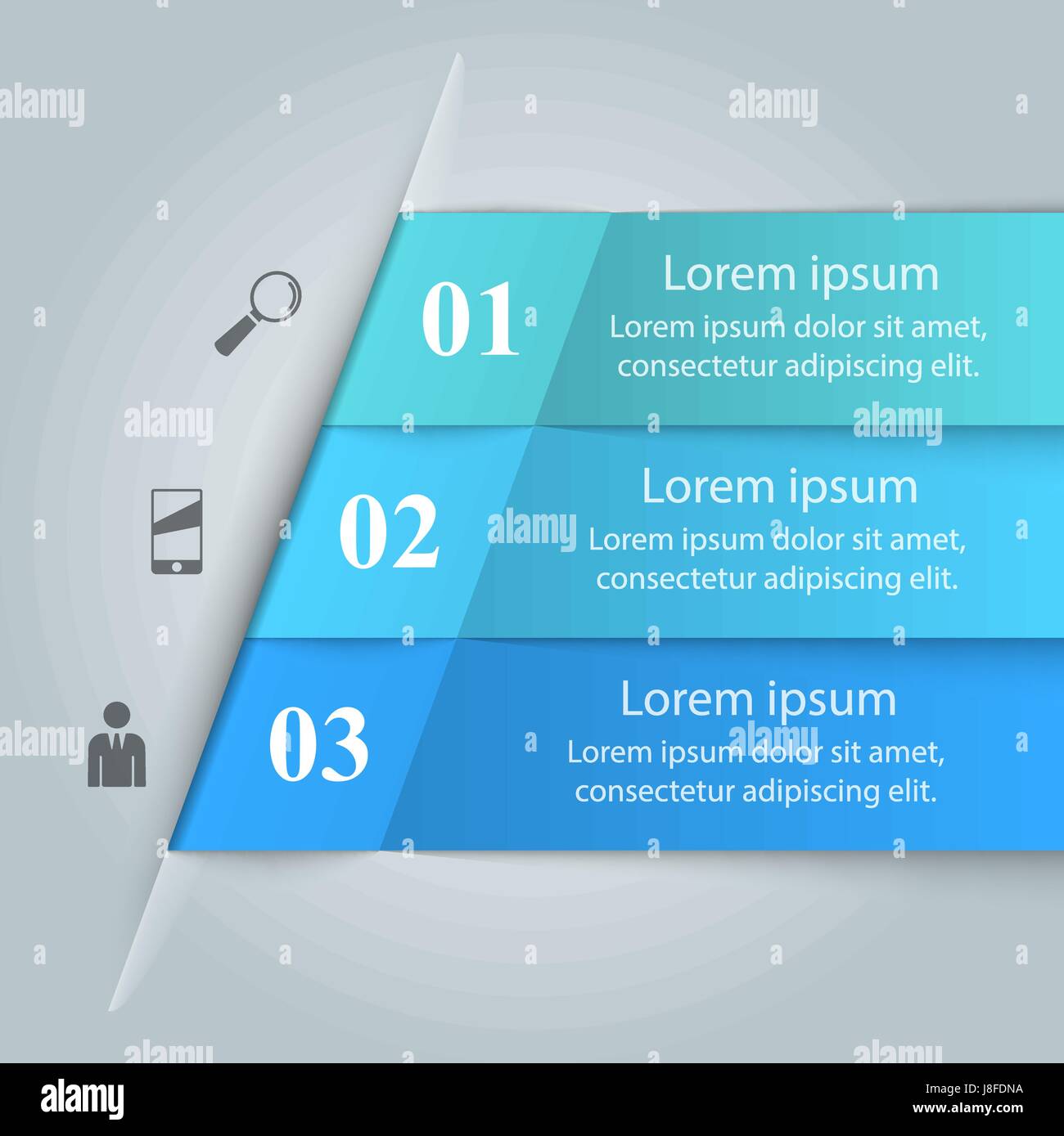 3D infographic design template and marketing icons Stock Vector Image ...