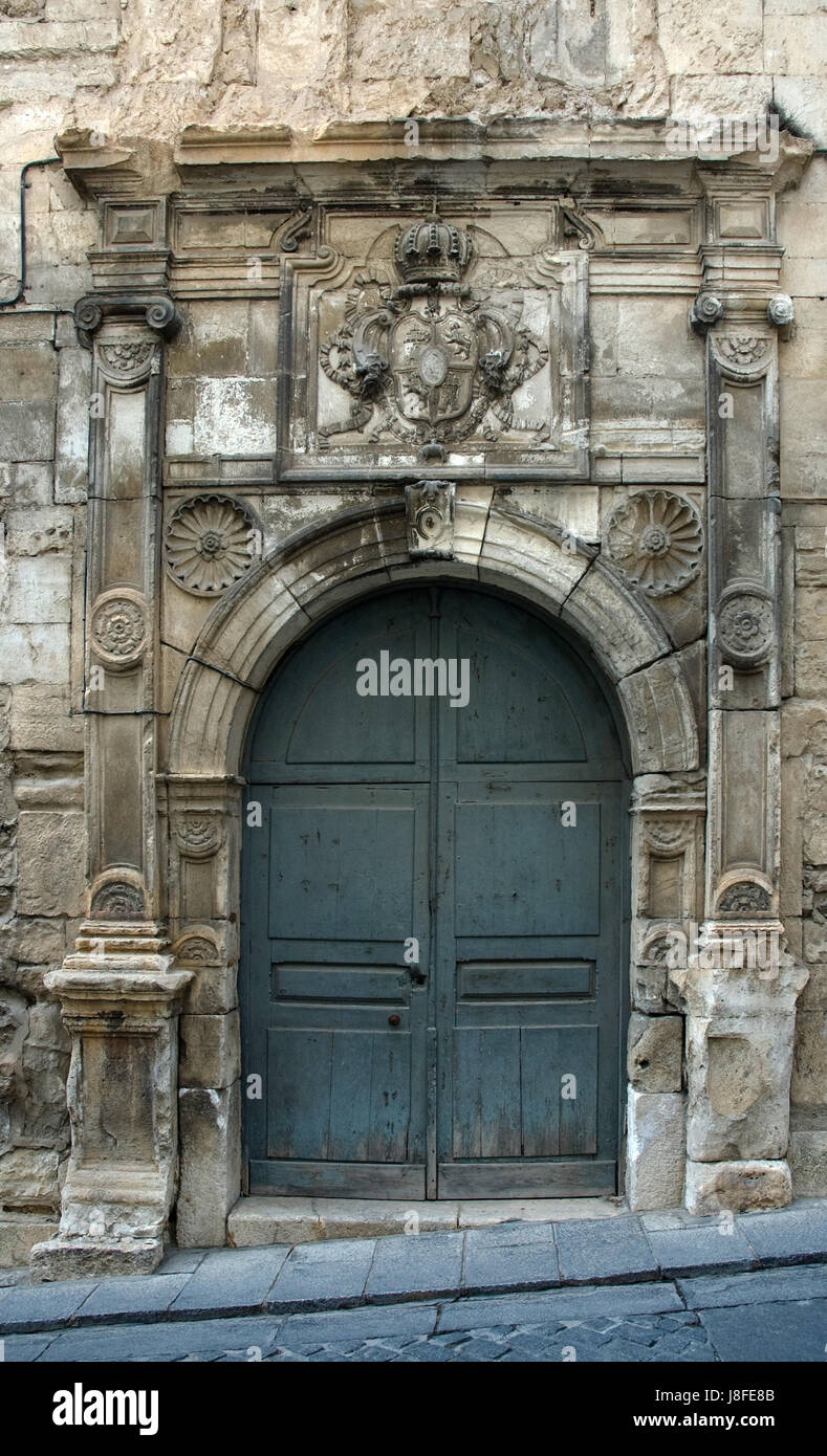 monument, stone, wood, antique, door, europe, spain, relief, history ...