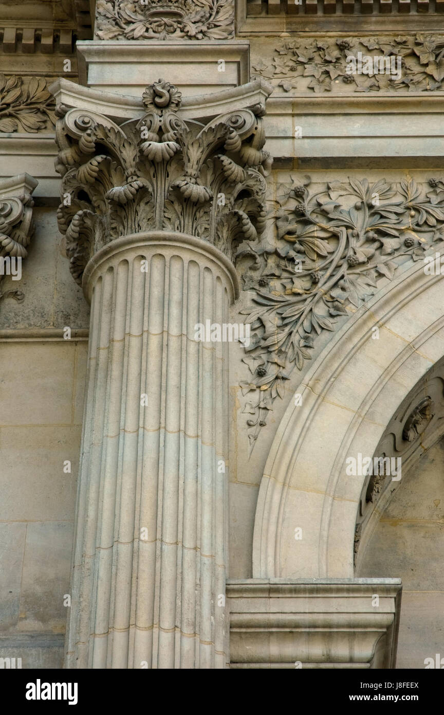 monument, art, stone, arch, europe, paris, france, classical, style of ...