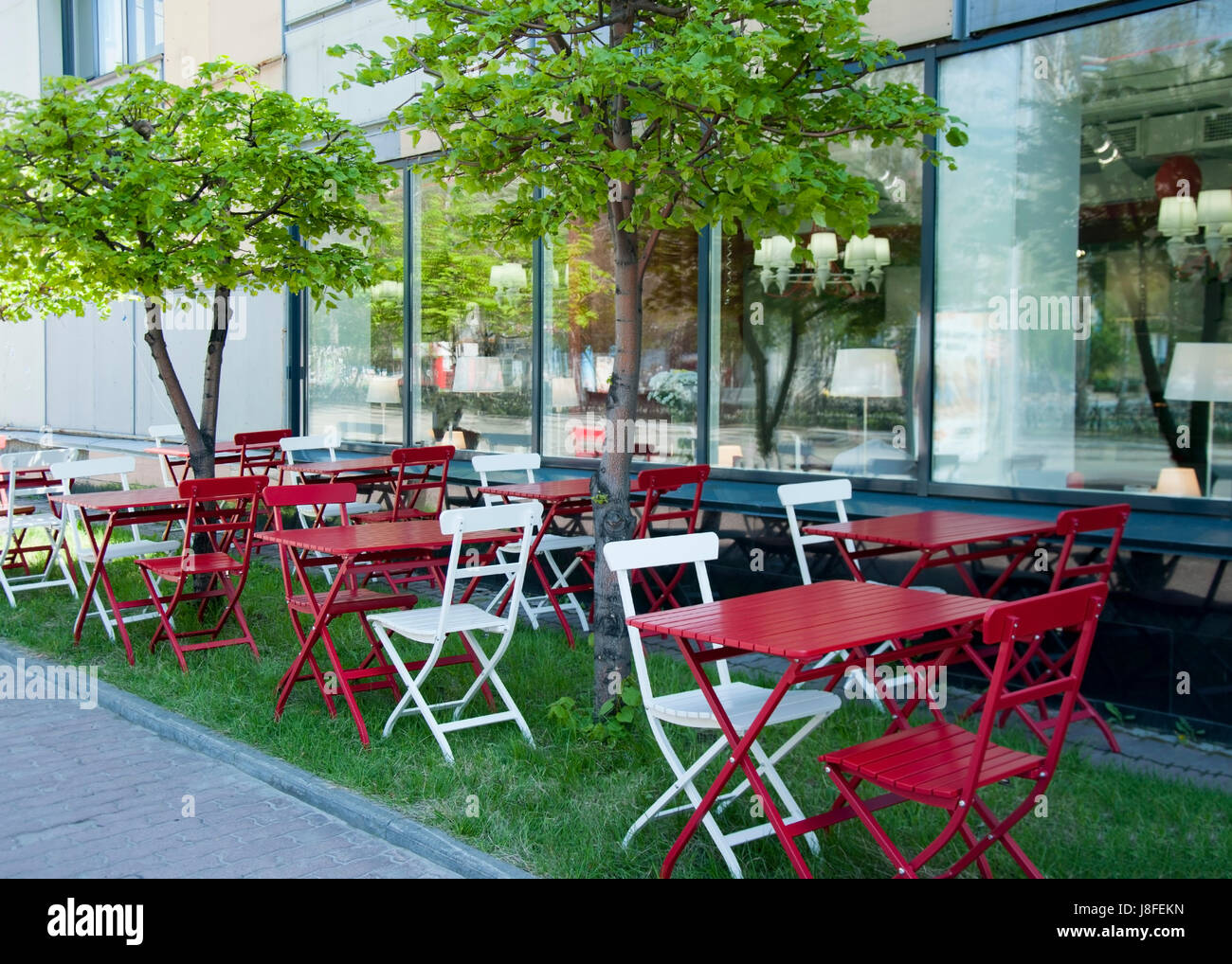 Street veranda cafe Stock Photo - Alamy