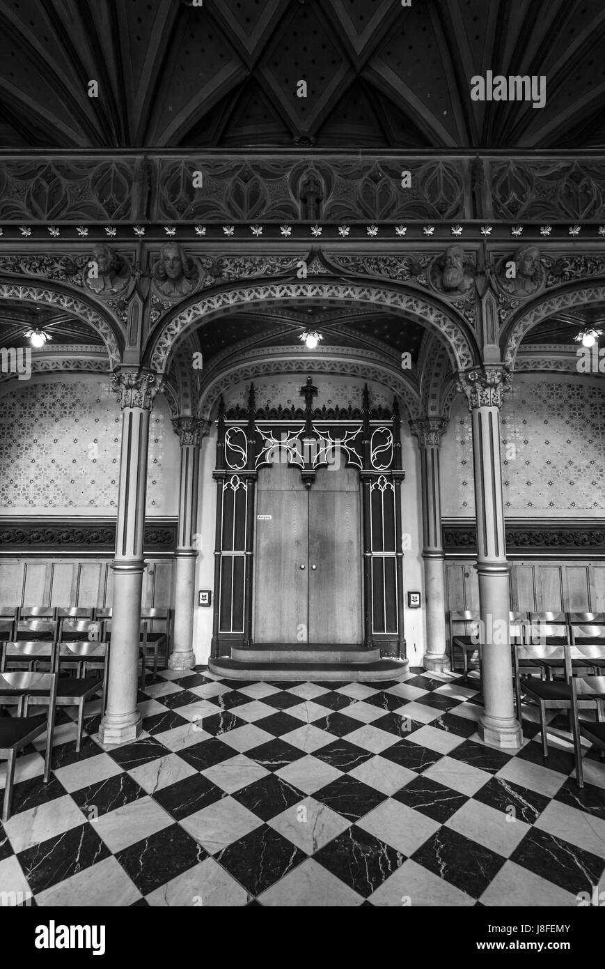 Dark Old Castle Interior