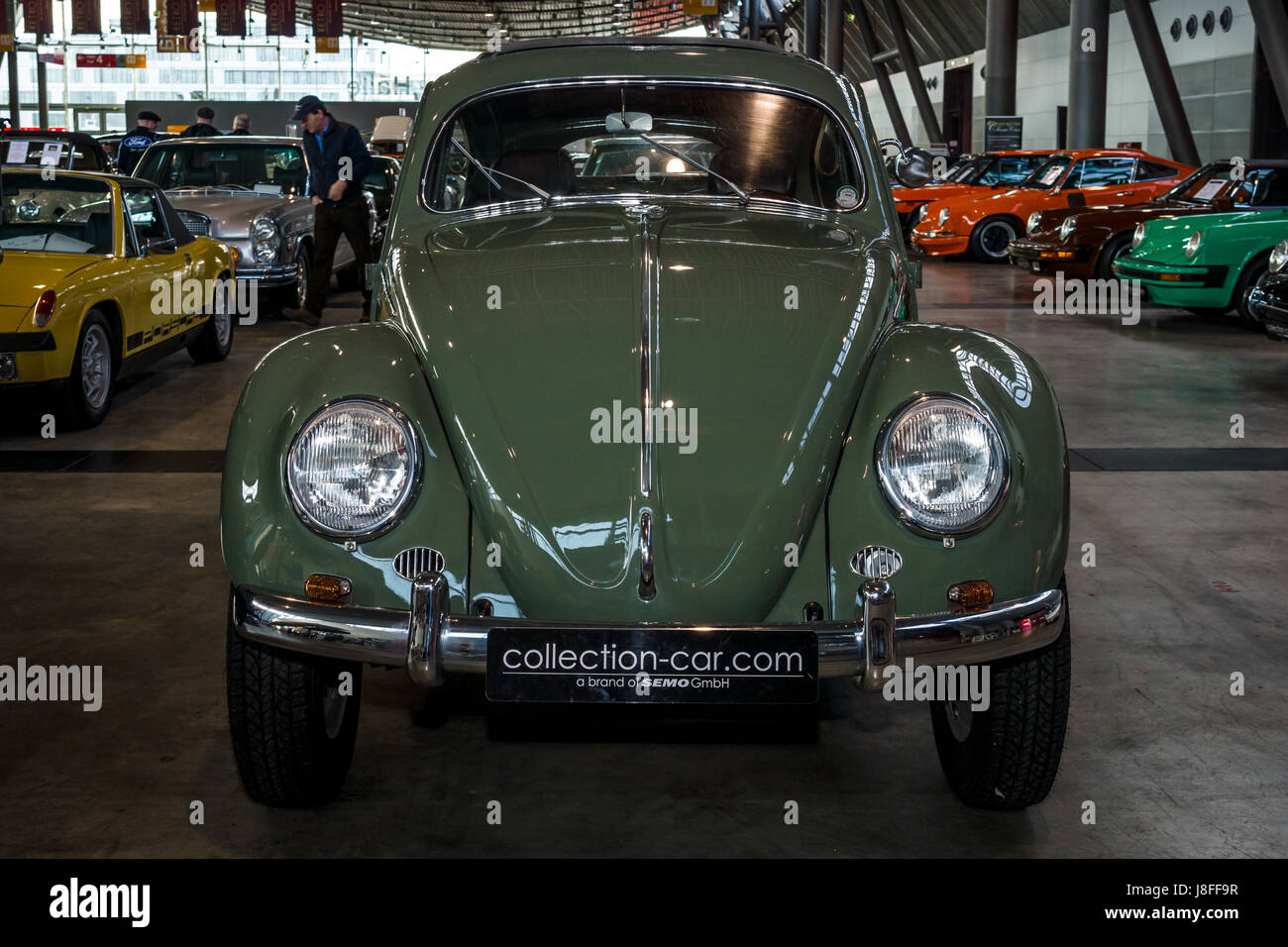STUTTGART, GERMANY - MARCH 04, 2017: Subcompact Volkswagen Beetle, 1973 ...