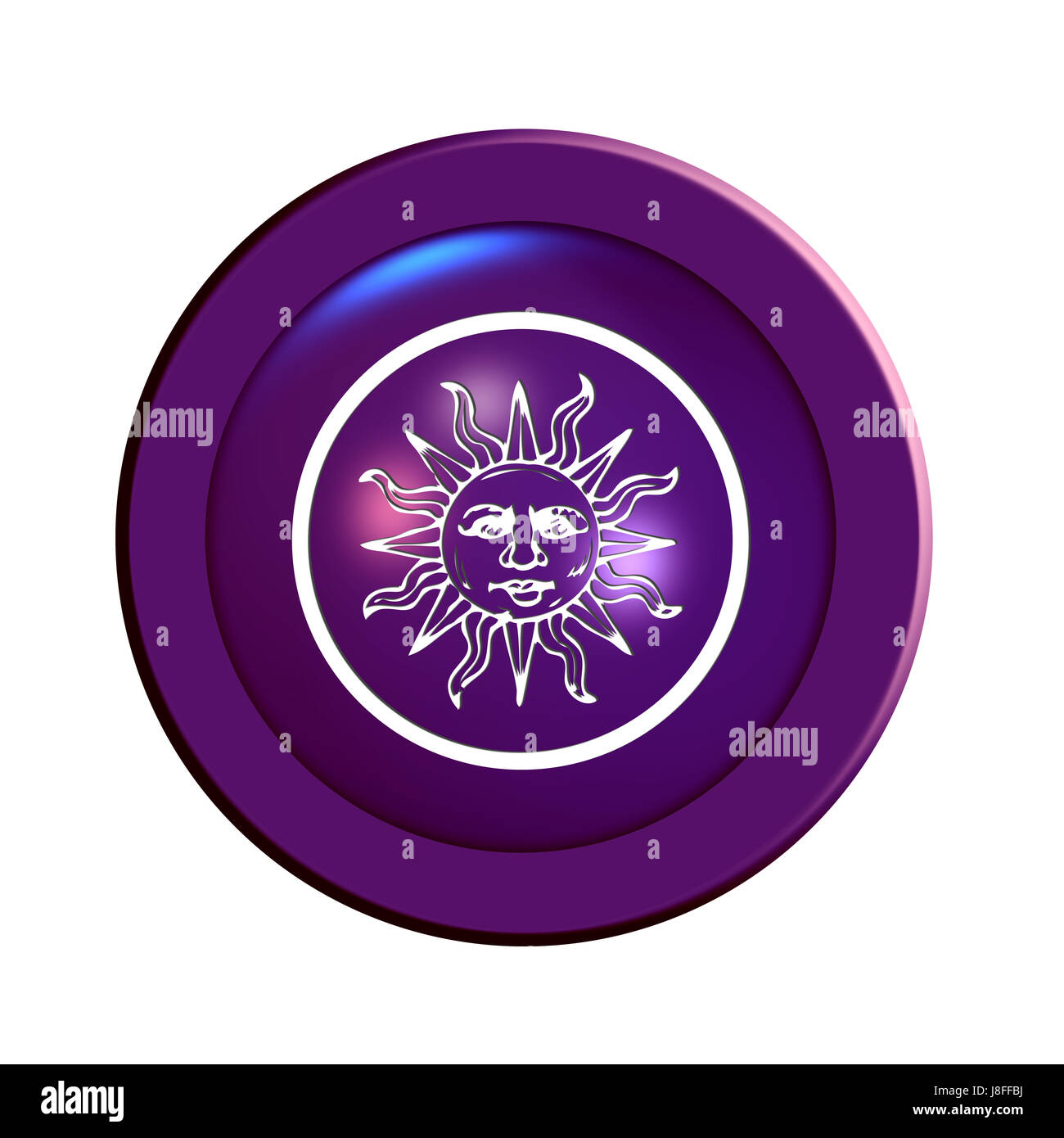 Lighted button Cut Out Stock Images & Pictures - Alamy