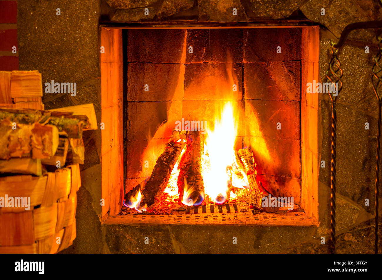 Fireplace rake hi-res stock photography and images - Alamy
