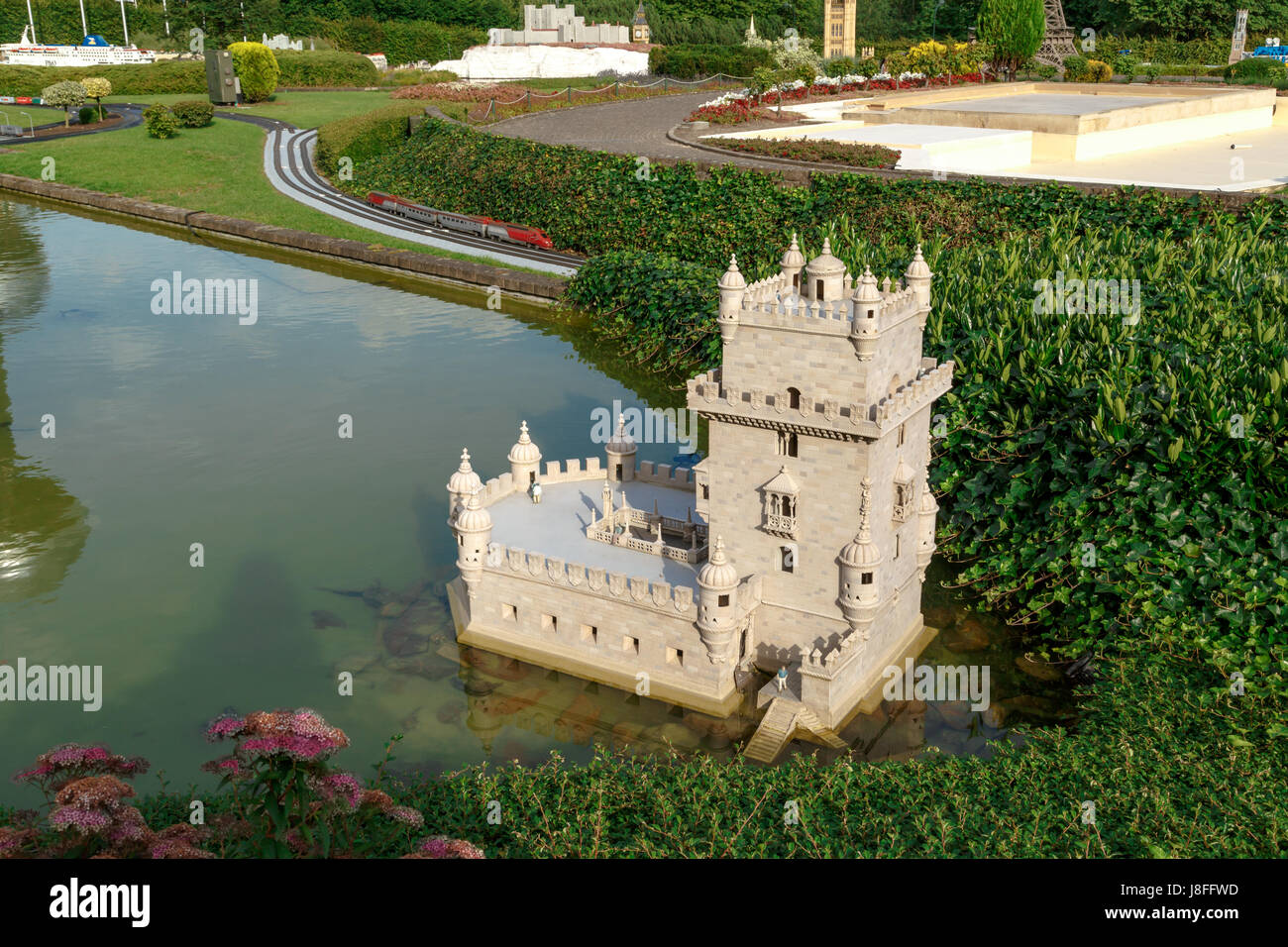BRUSSELS, BELGIUM - JULY 9, 2016 : Important places in miniatures in ...