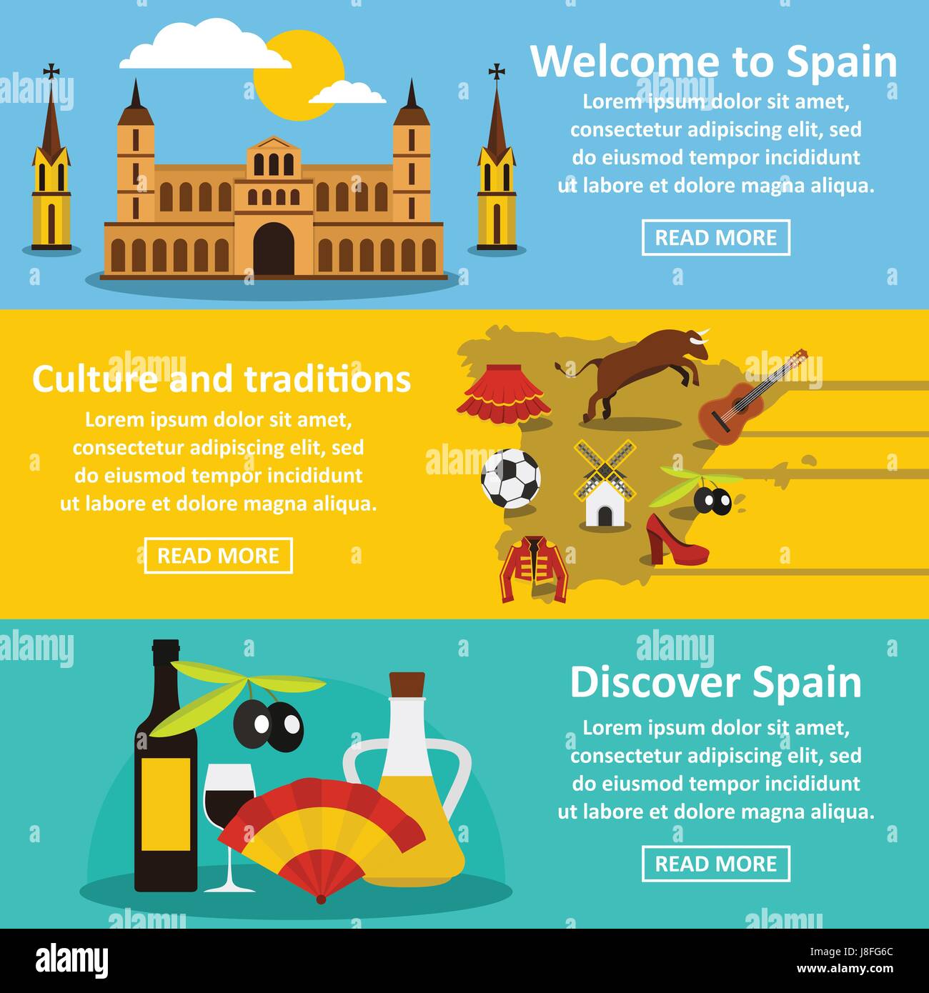 Discover spain Stock Vector Images - Alamy