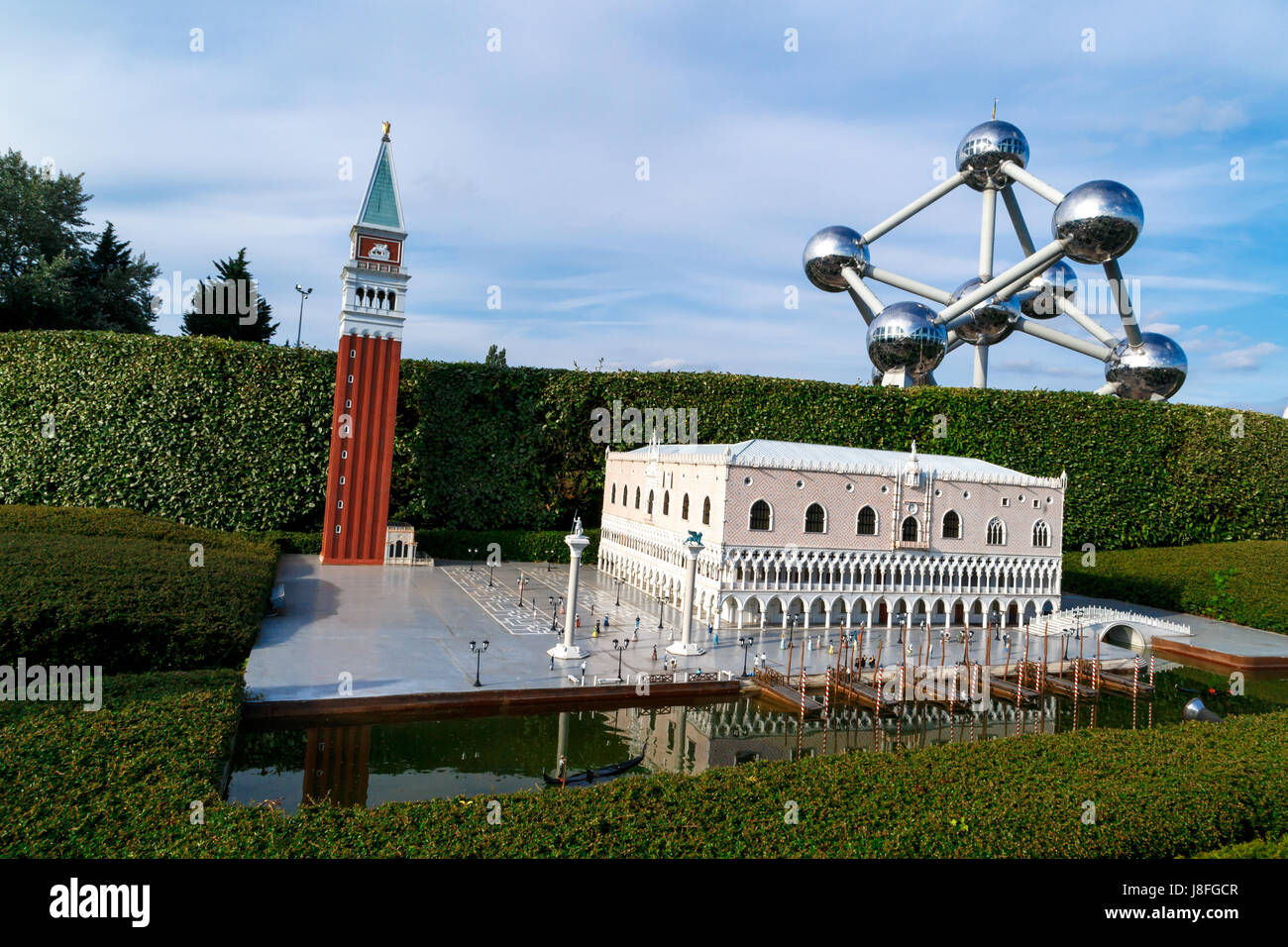 Brussels belgium atomium mini europe hi-res stock photography and ...