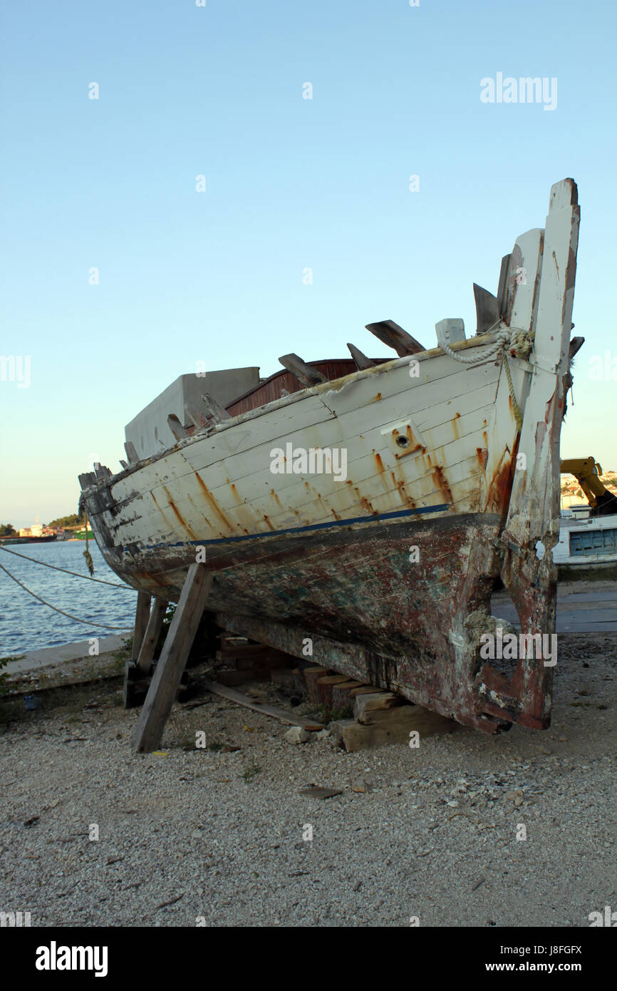 ruin, rusty, boat, ship, old, ancient, rowing boat, sailing boat ...