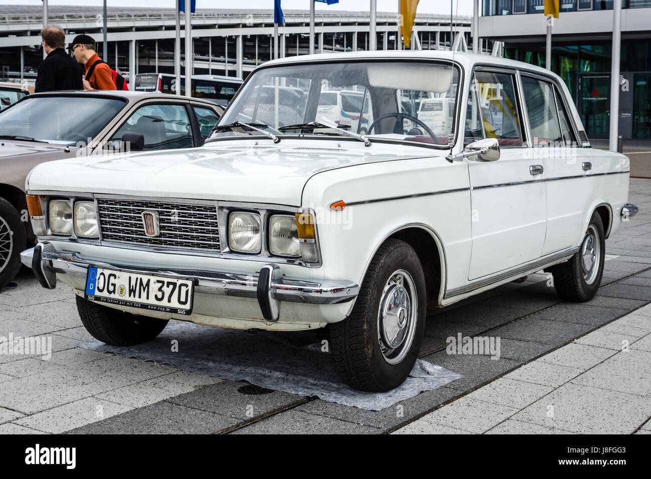 STUTTGART, GERMANY - MARCH 04, 2017: Large family car Fiat 125 Special ...