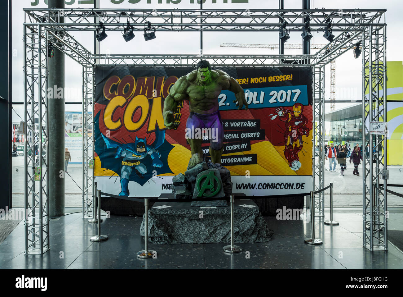 STUTTGART, GERMANY - MARCH 04, 2017: Announcement of the upcoming event ...