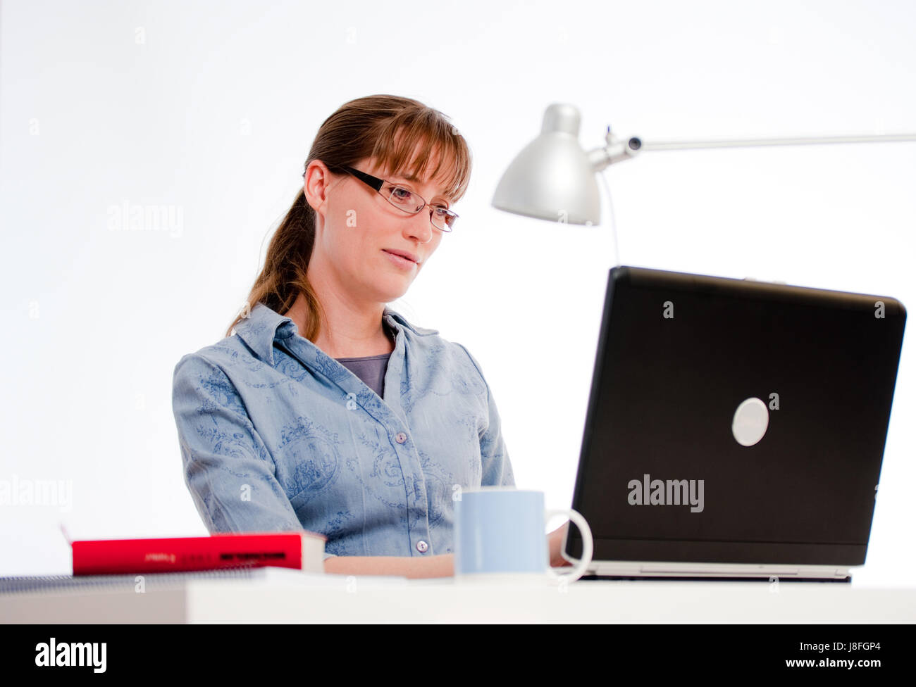 woman, profile, laptop, notebook, computers, computer, write, wrote ...