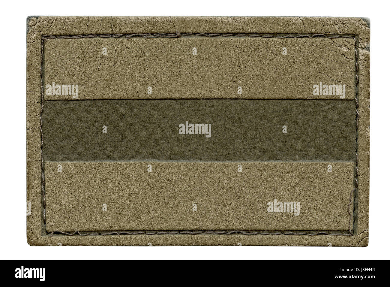 Blank jeans label isolated on white background Stock Photo - Alamy