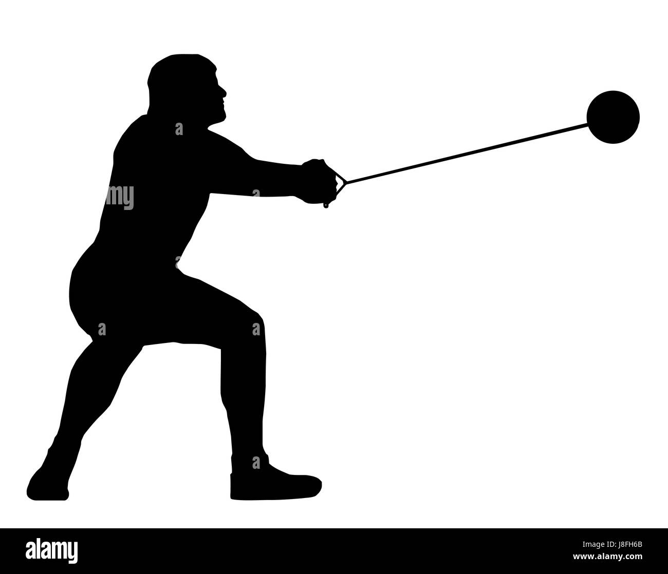 Throwing ball and chain hi-res stock photography and images - Alamy