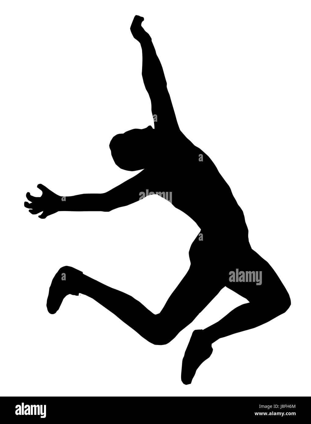 Long jump high speed Black and White Stock Photos & Images - Alamy