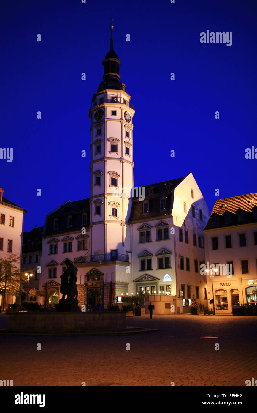 historic town hall gera Stock Photo - Alamy