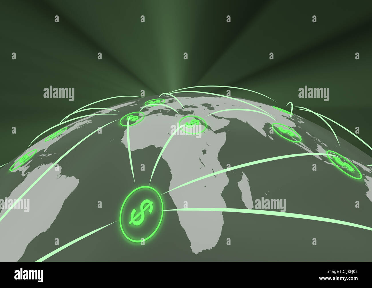 dollar, dollars, connected, communication, networking, connection Stock ...