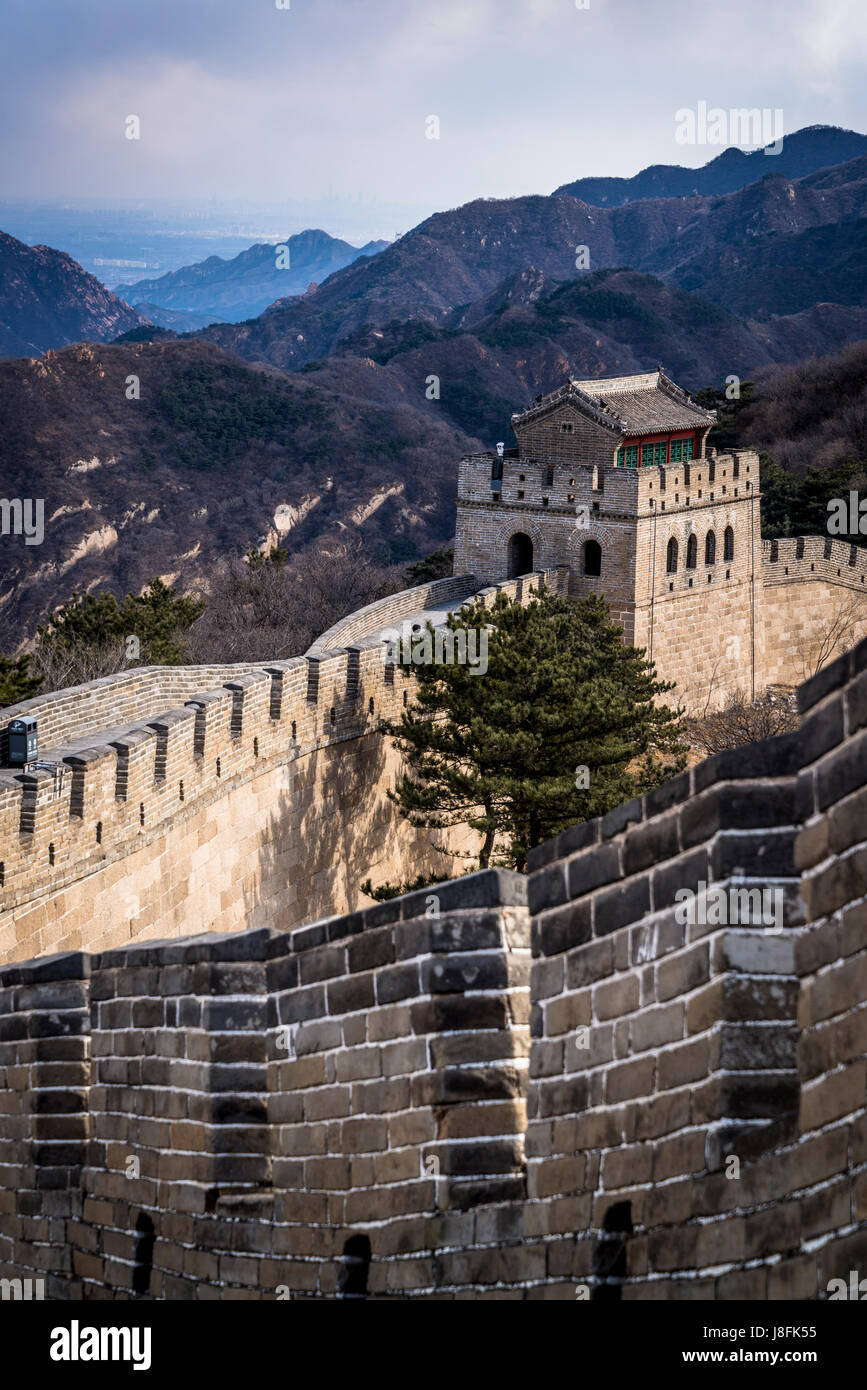 Great Wall of China at Badaling, Beijing, China Stock Photo - Alamy