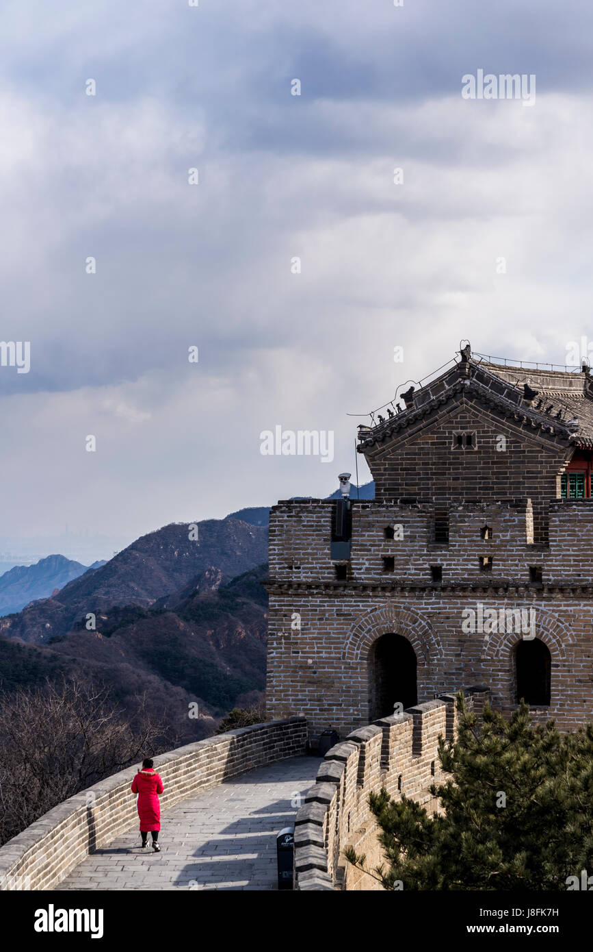 Great Wall of China at Badaling, Beijing, China Stock Photo - Alamy