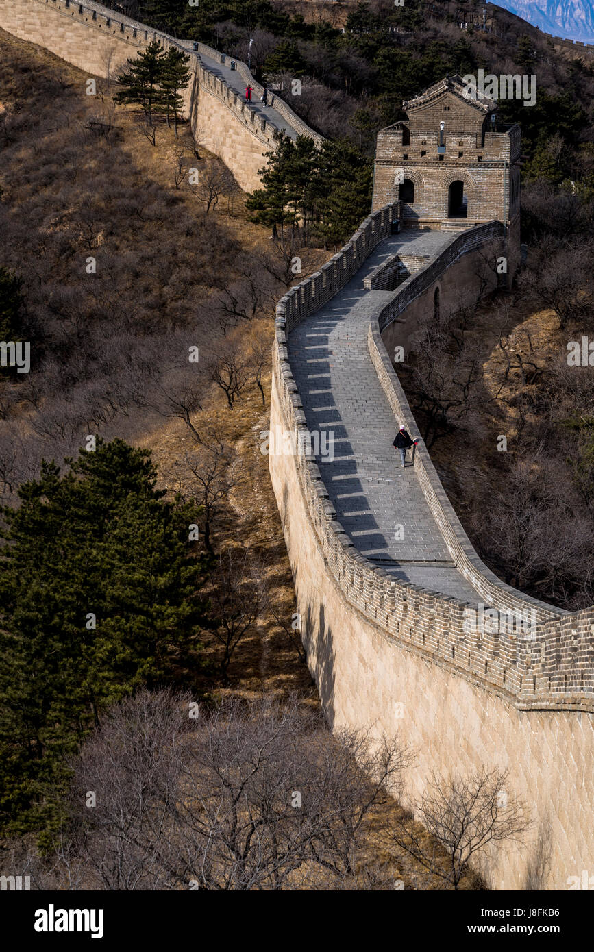 Great Wall of China at Badaling, Beijing, China Stock Photo - Alamy