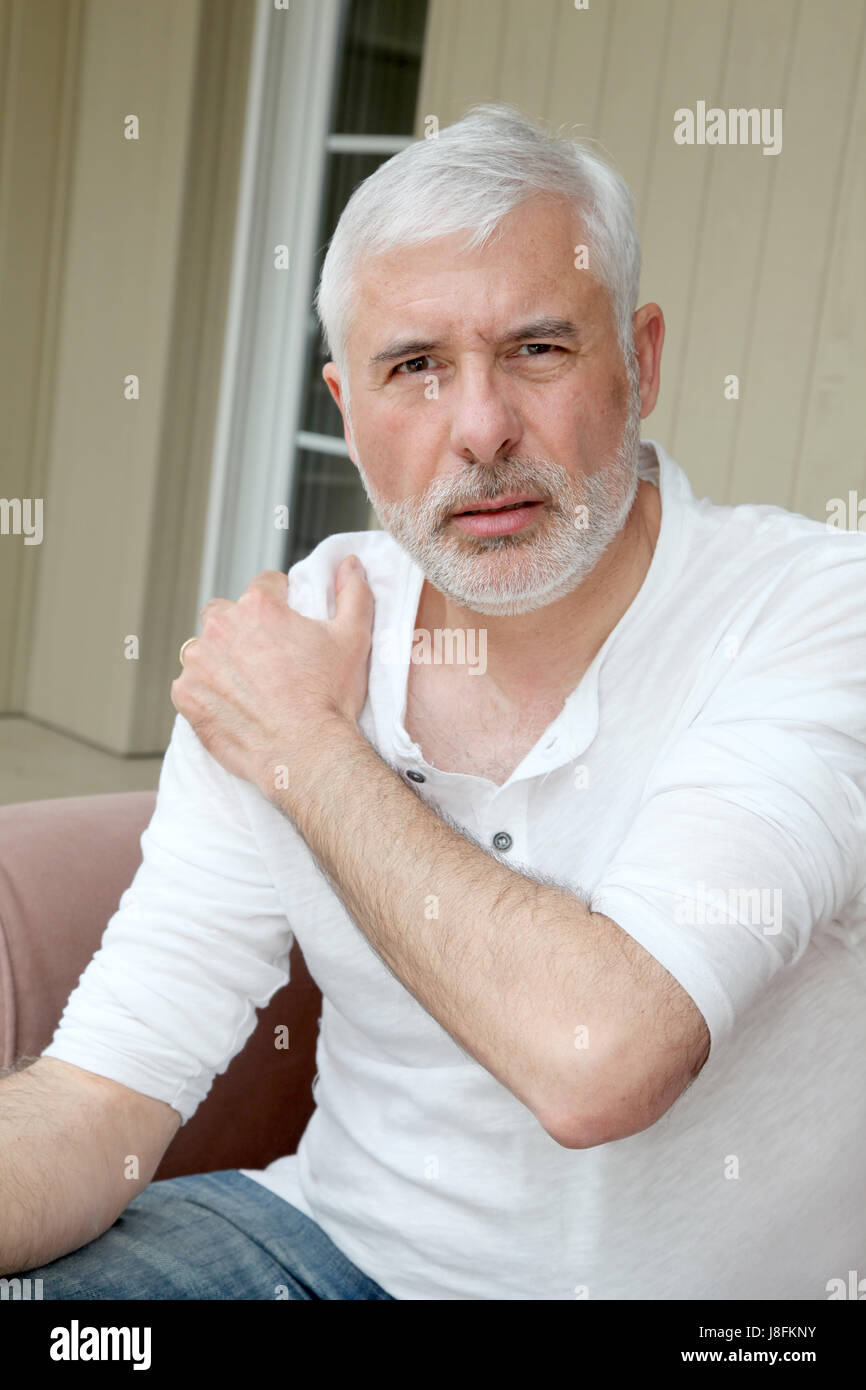 health, male, masculine, portrait, pain, hurt, ache, shoulder ...