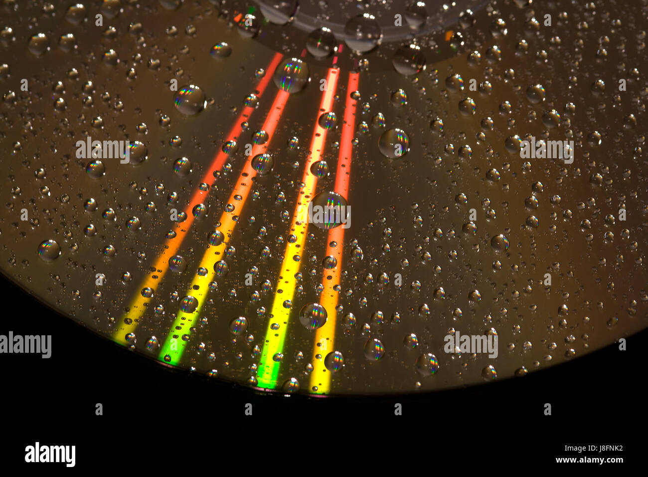 PC, computers, computer, reflection, dvd, CD, water, drop, drip, drops ...