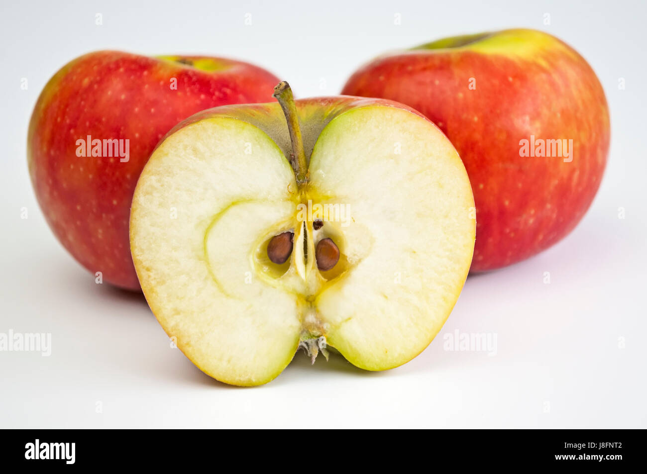 inside, fruit, apples, apple, section, cut, inside, vitamine, ripe ...