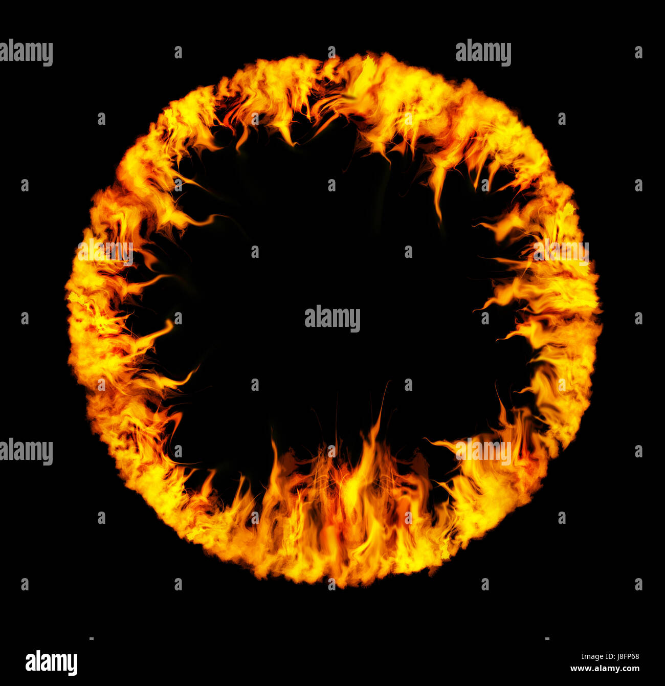 ring, fire, conflagration, danger, ring, art, graphic, modern ...