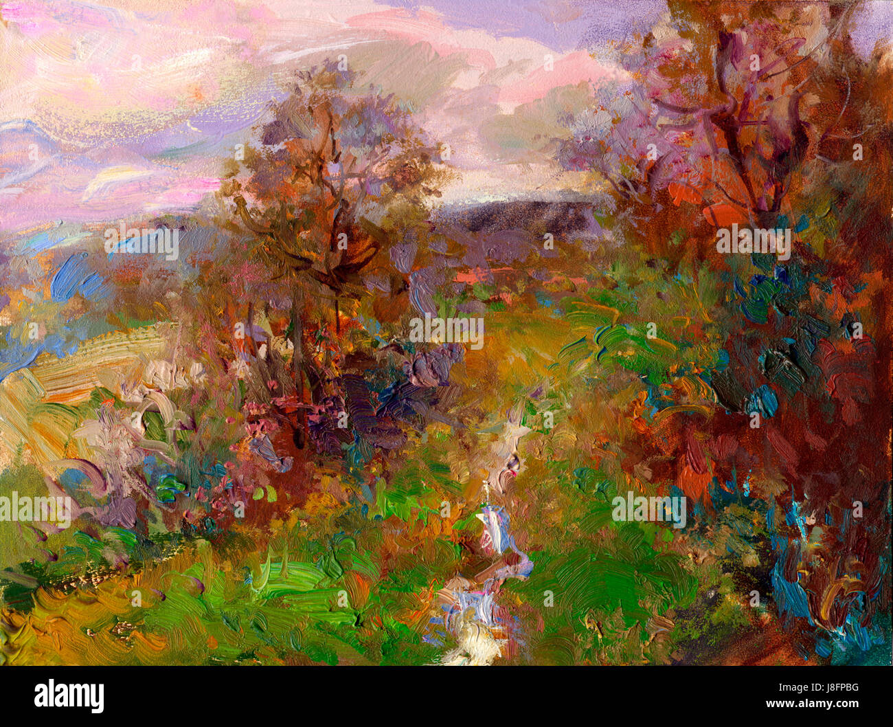 painting, oil paint, dyer, staint, pigment, strokes of the brush ...