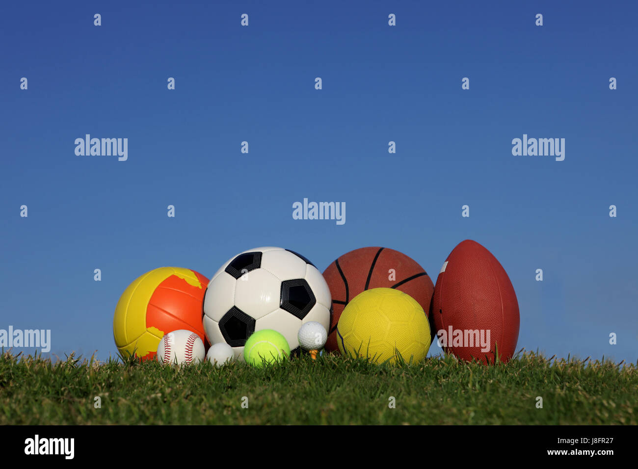 sport, sports, ball, different, collection, balls, set, sizes, sport ...
