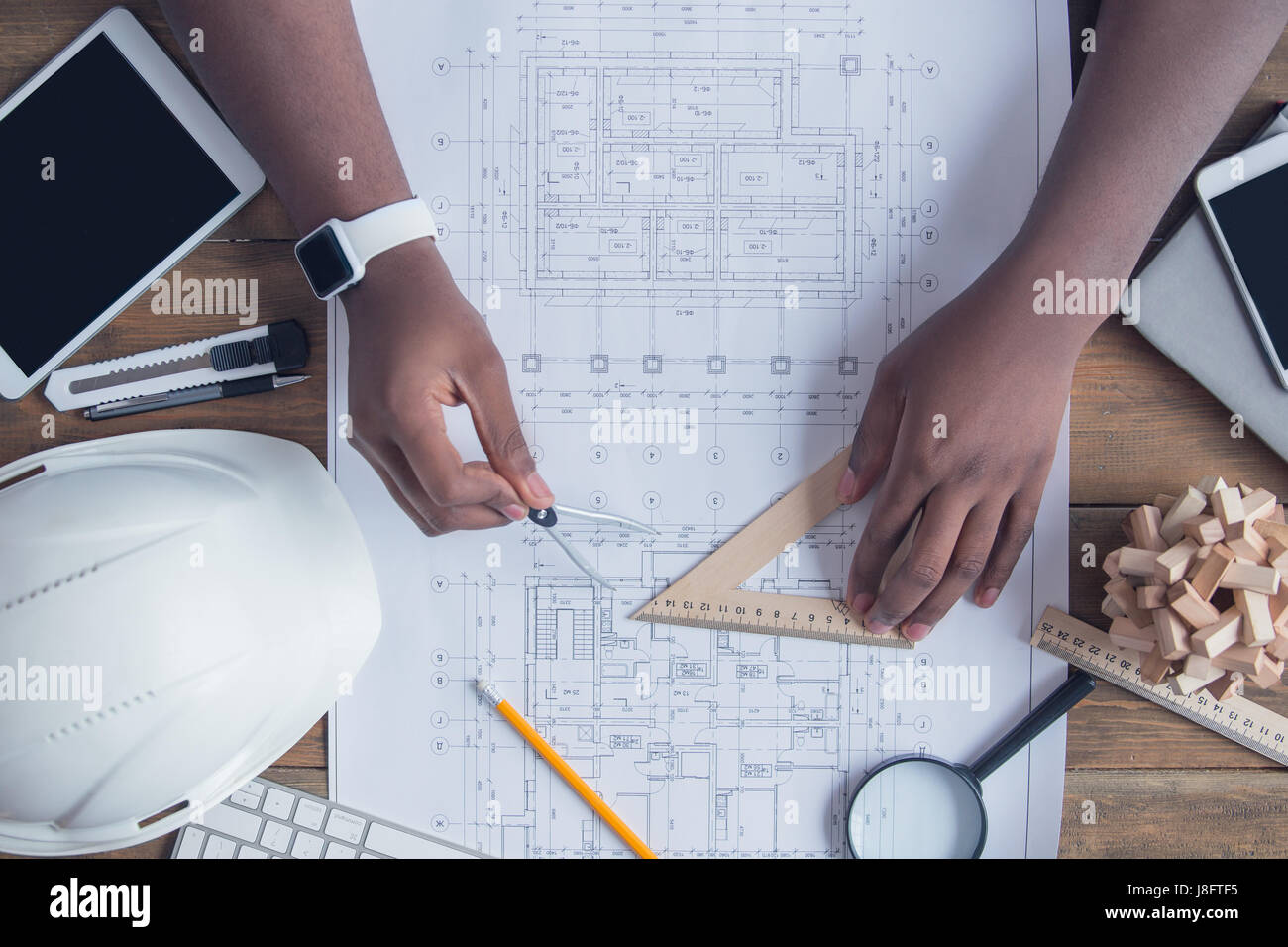 Young african man working in the office business Stock Photo - Alamy