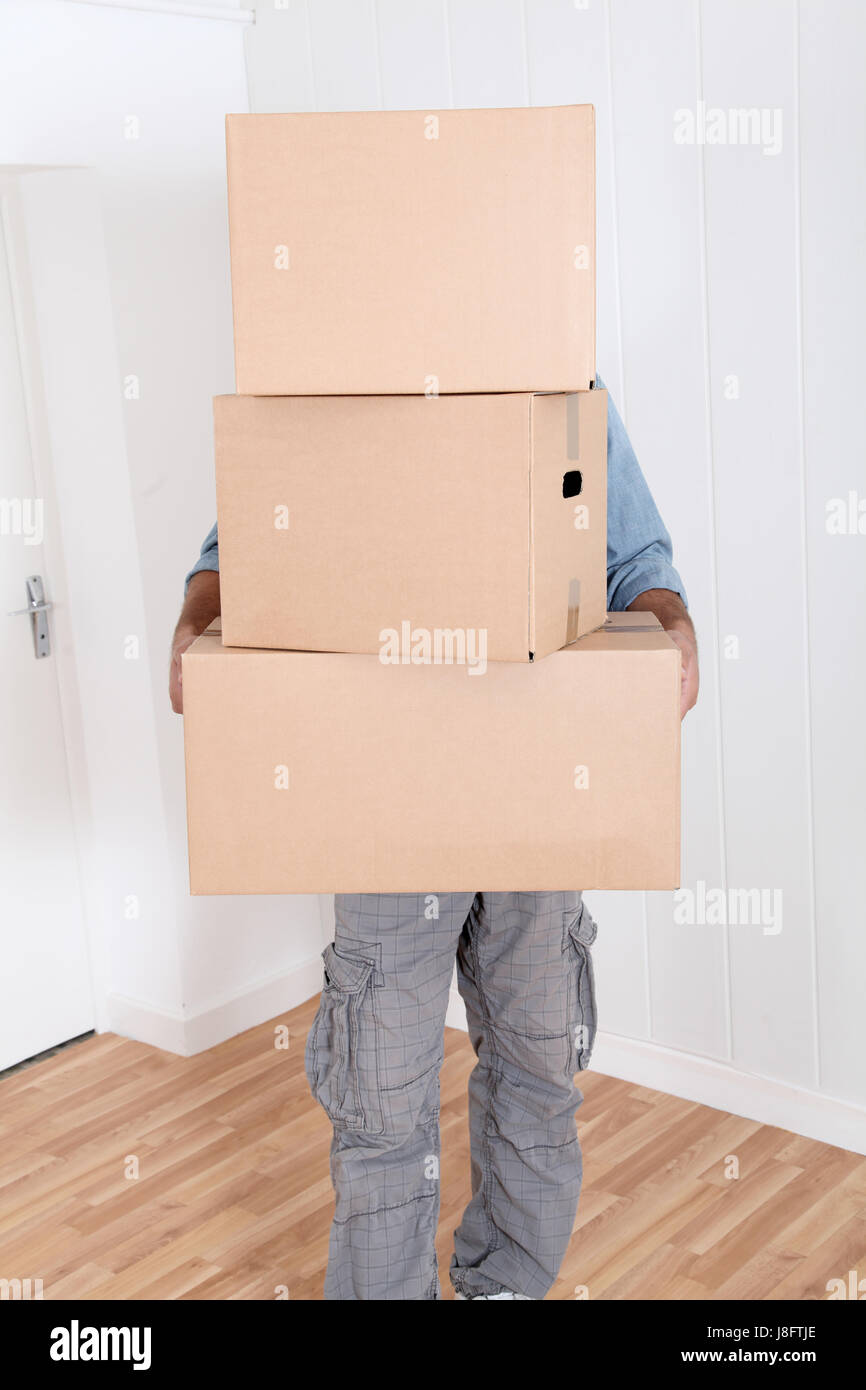 house, building, blank, european, caucasian, standing, box, boxes ...