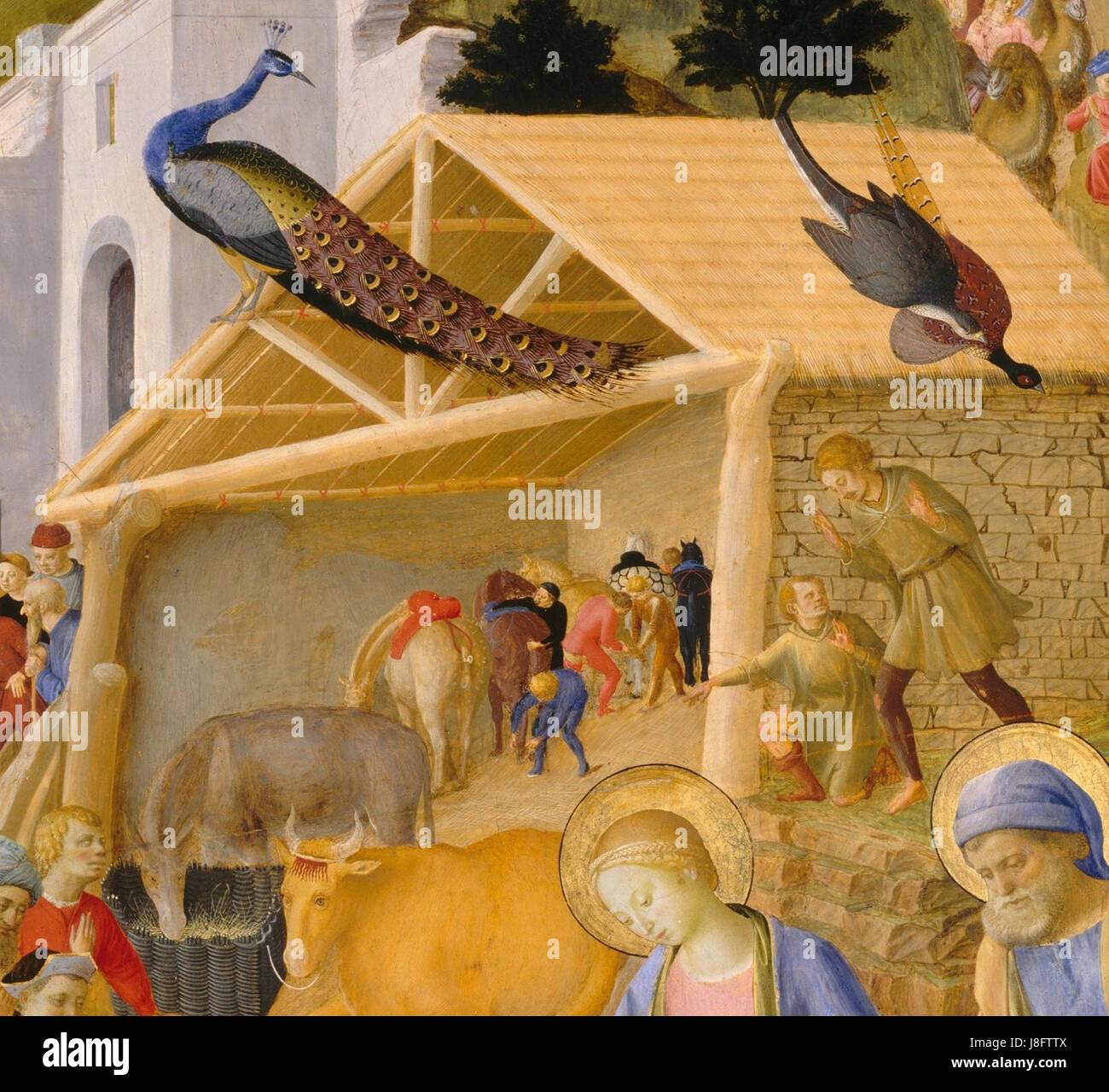 Nativity animals painting hi-res stock photography and images - Alamy