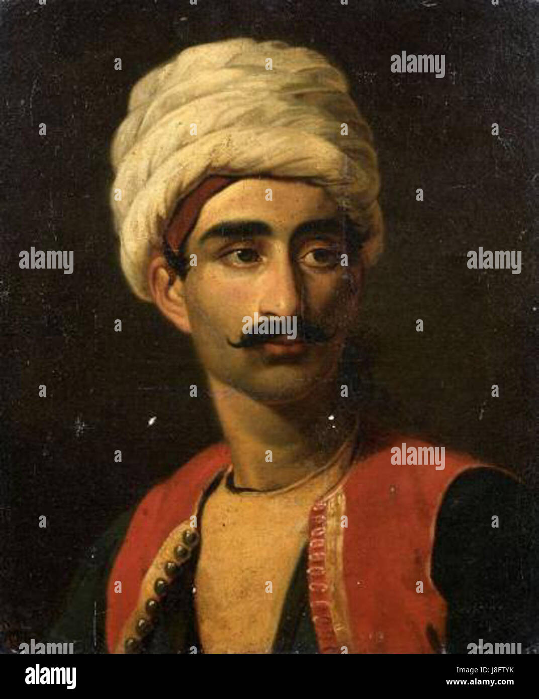 The artwork 'Hassan' by Caminade captures a detailed portrait of a ...