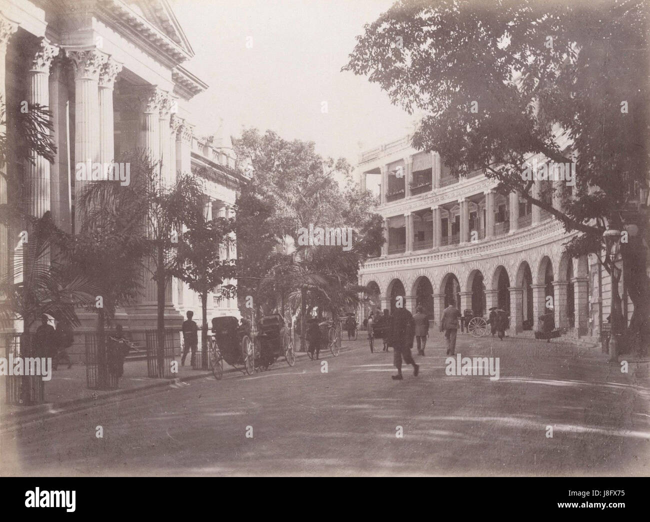 This photograph, taken by Lai Afong around 1880, captures a view of ...