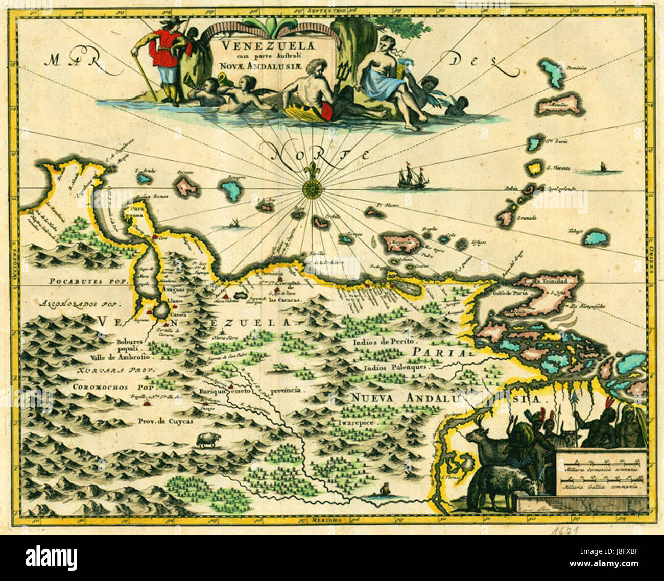 Mapa venezuela hi-res stock photography and images - Alamy