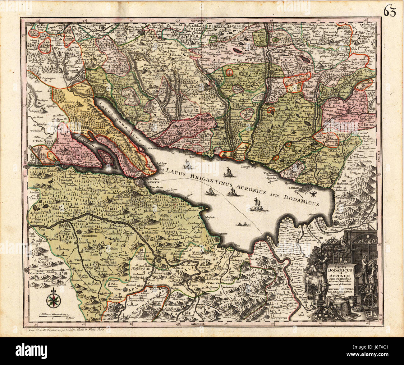 Map Of Matthias Seutter High Resolution Stock Photography and Images ...