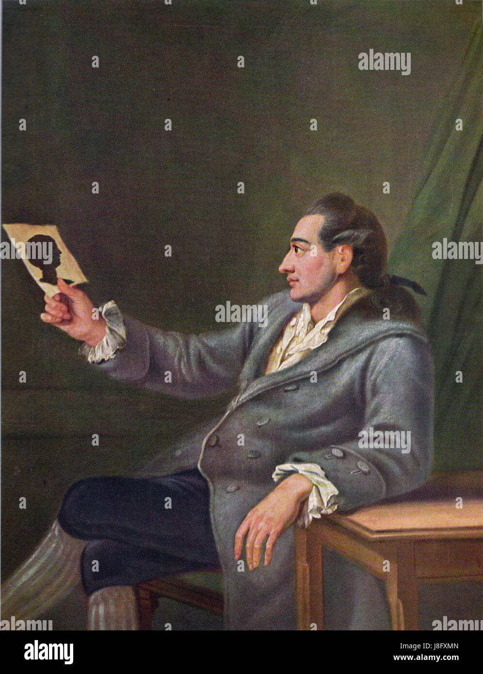 This portrait of Johann Wolfgang von Goethe, painted by GM Kraus in ...