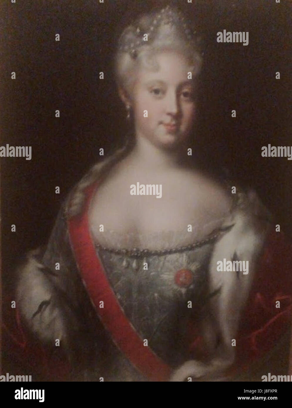 'Elizabeth of Russia' is a portrait by artist Wedekind, depicting the ...