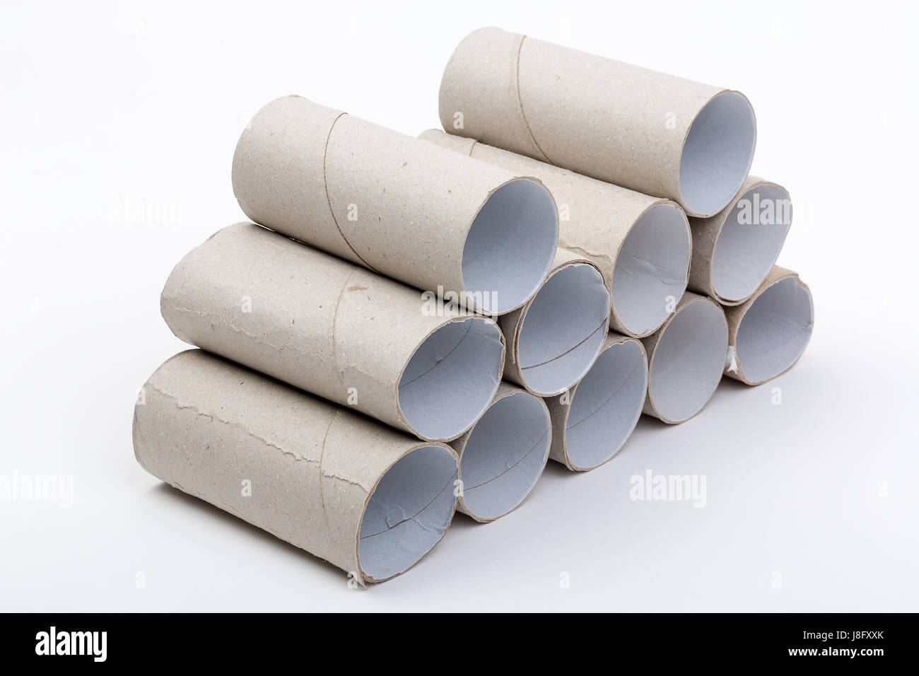 Empty Toilet Paper Roll Stock Photo - Alamy