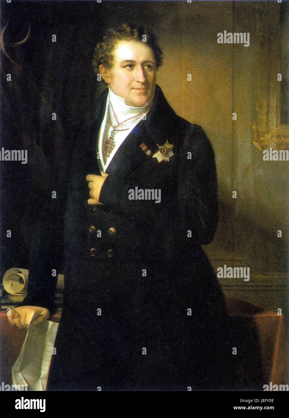 King Christian VIII of Denmark Stock Photo - Alamy