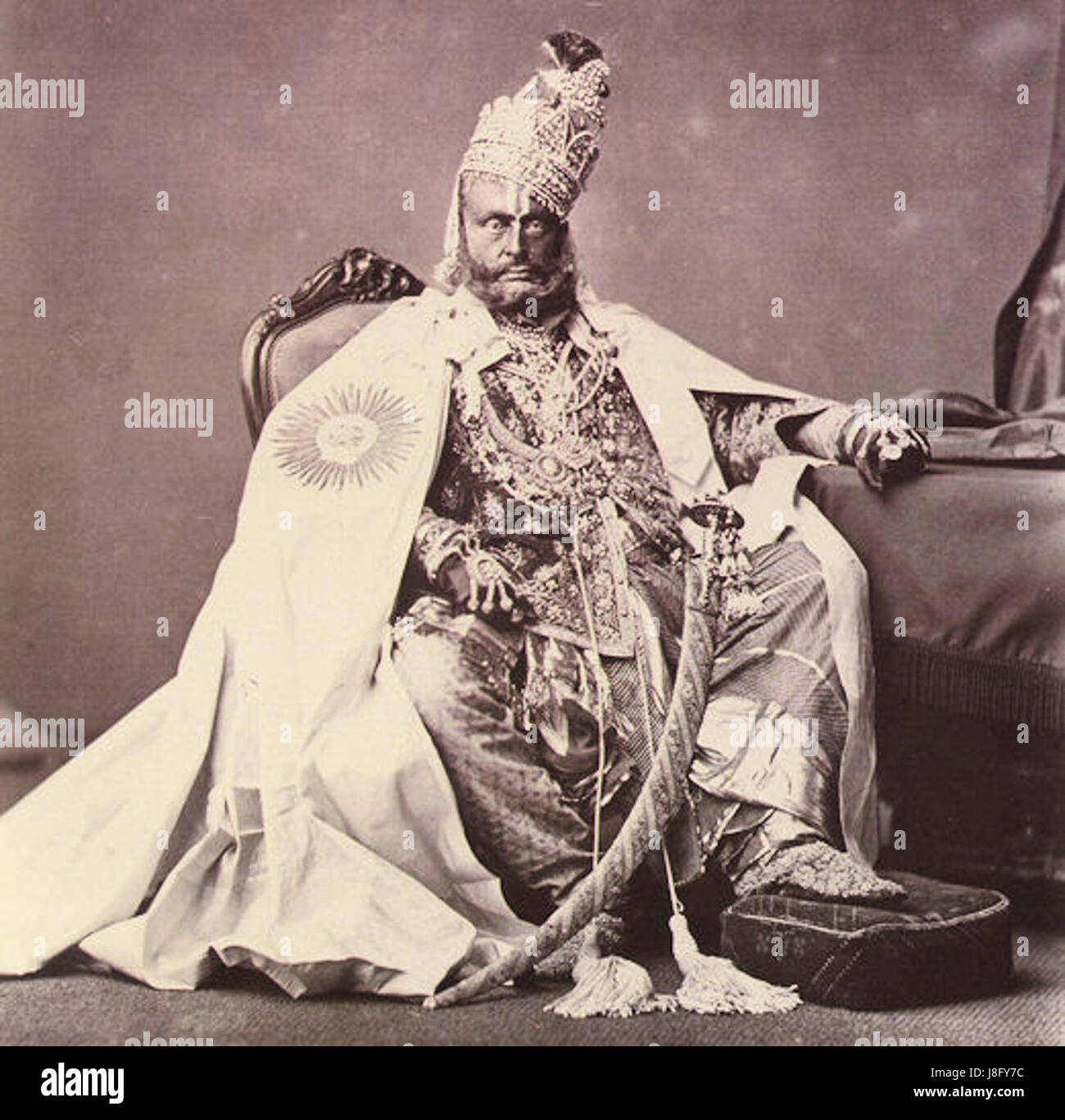 The maharaja of rewa hi-res stock photography and images - Alamy