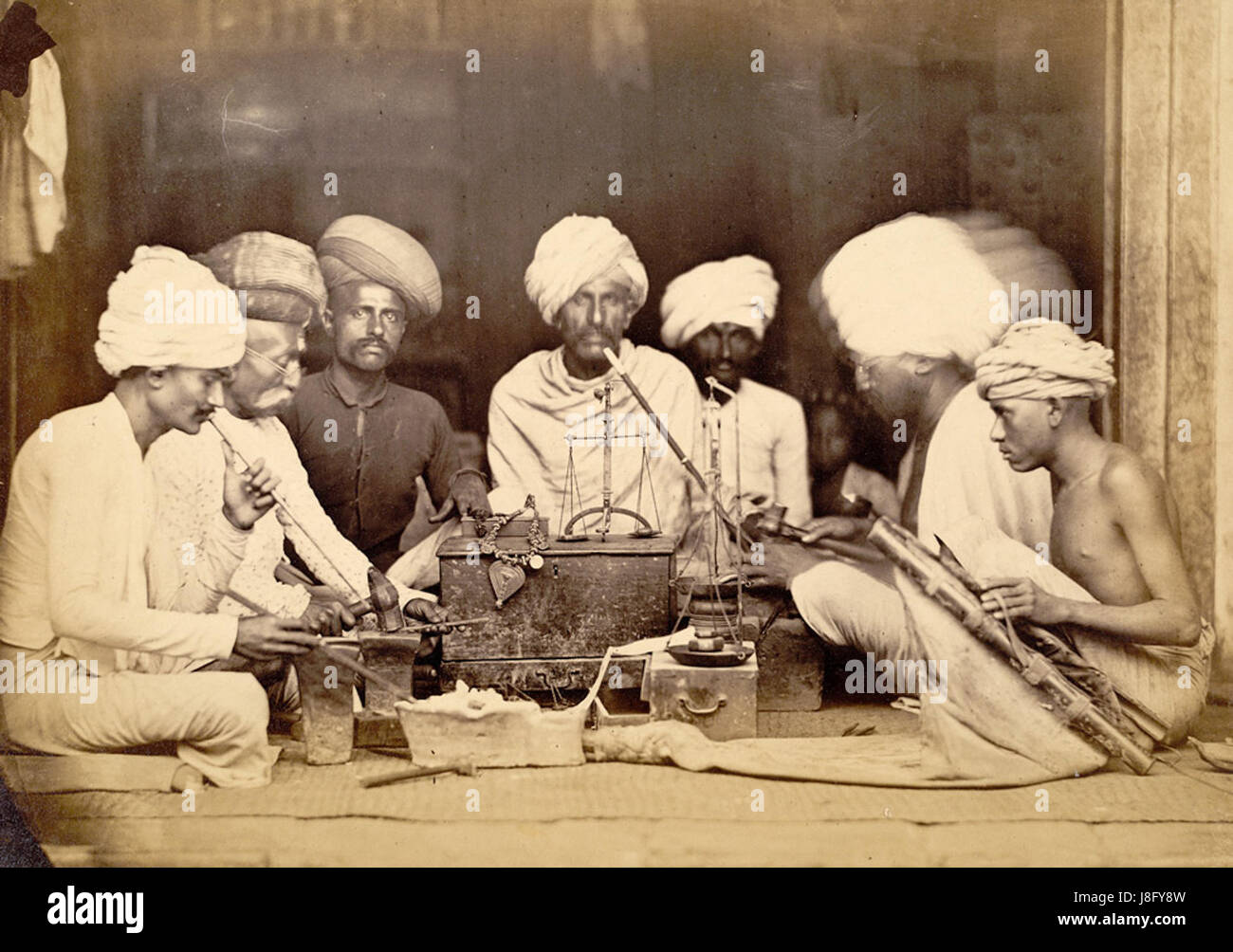 Indian goldsmiths hi-res stock photography and images - Alamy