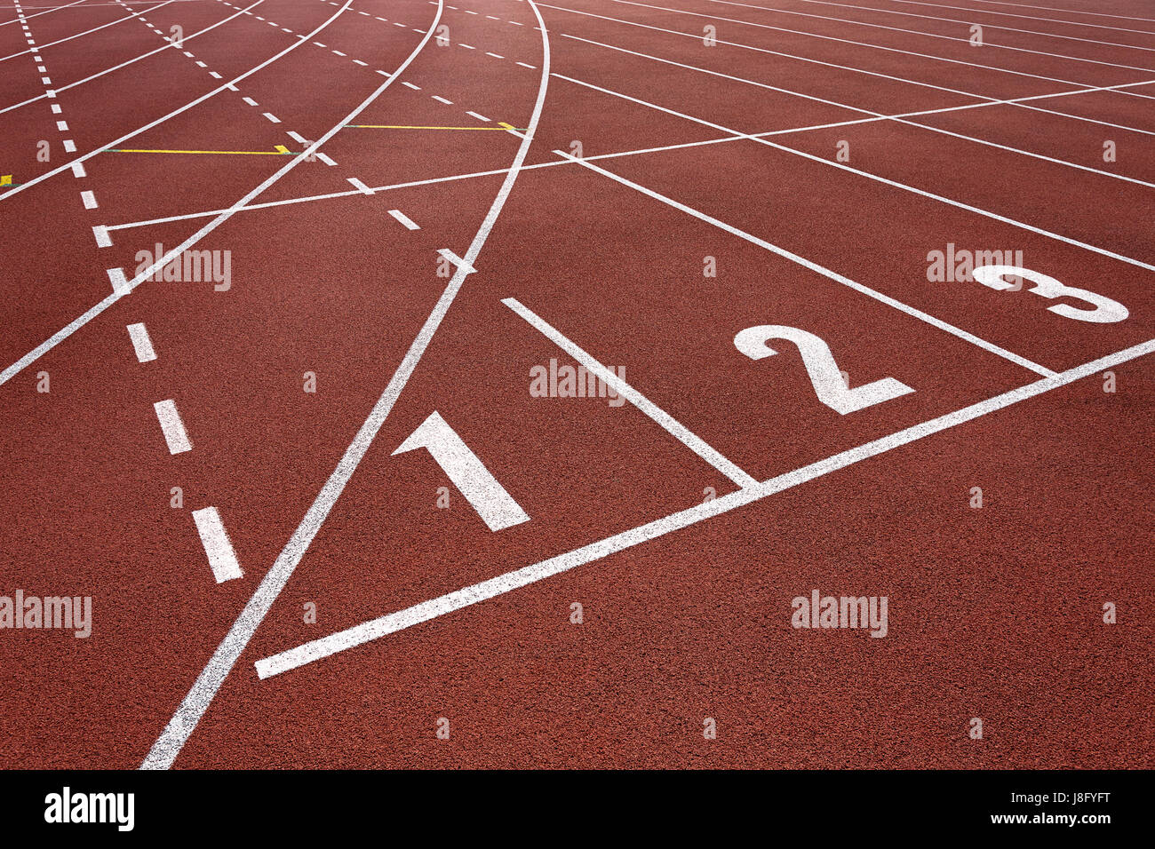 Running Track Start Stock Photo - Alamy