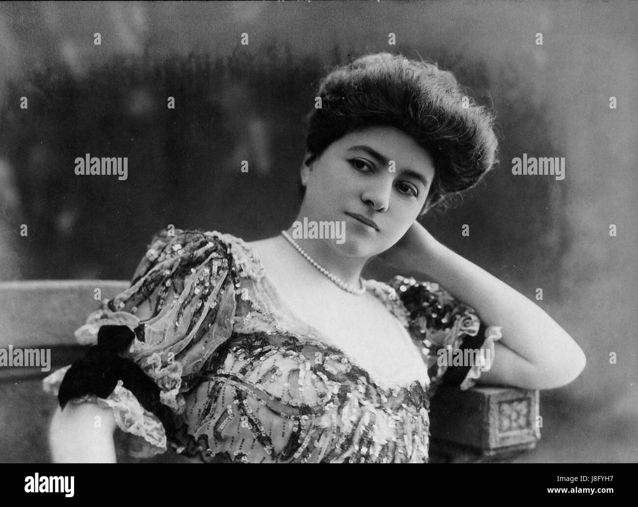 Lucy Berthet, photographed by Jean Reutlinger, is a portrait capturing ...