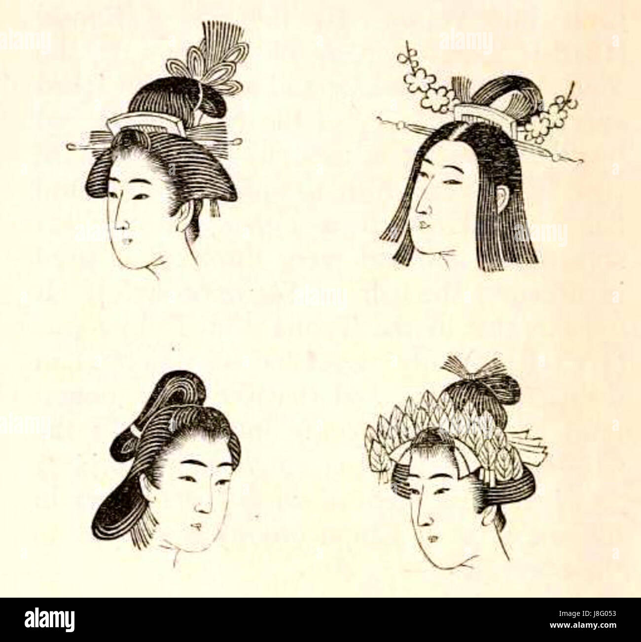 Kamuro is a traditional Japanese hairstyle often associated with the ...